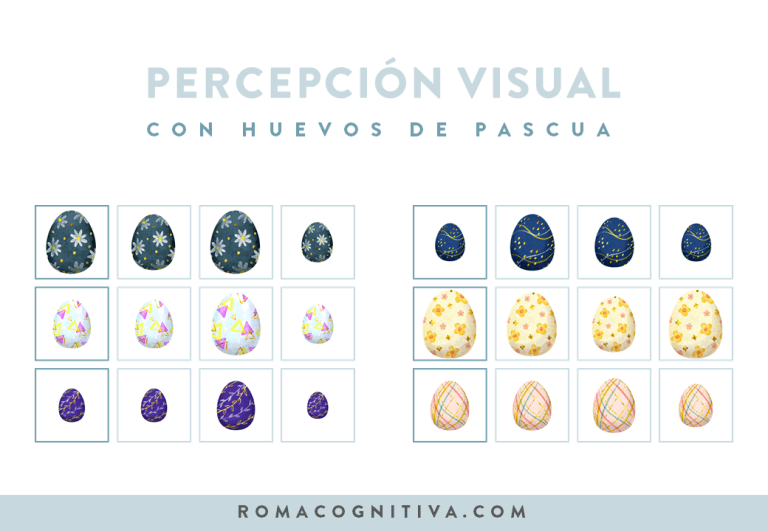 PERCEPCIÓN VISUAL CON HUEVOS DE PASCUA – ROMA