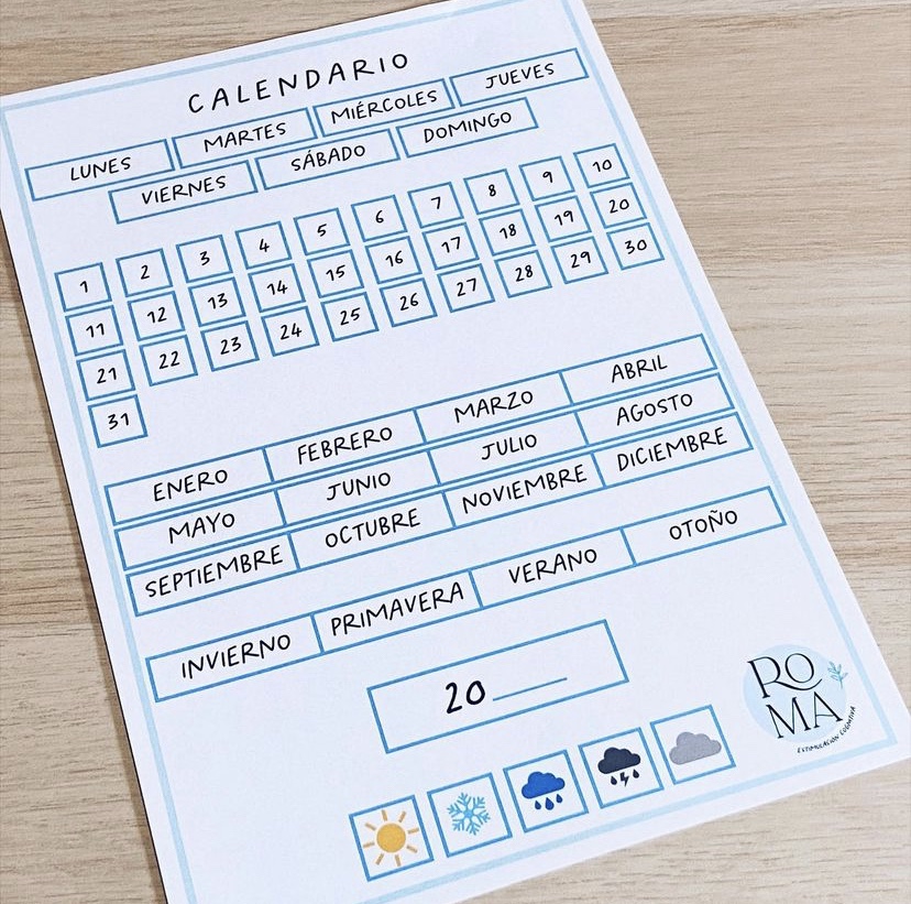 LÁMINA CALENDARIO – ROMA