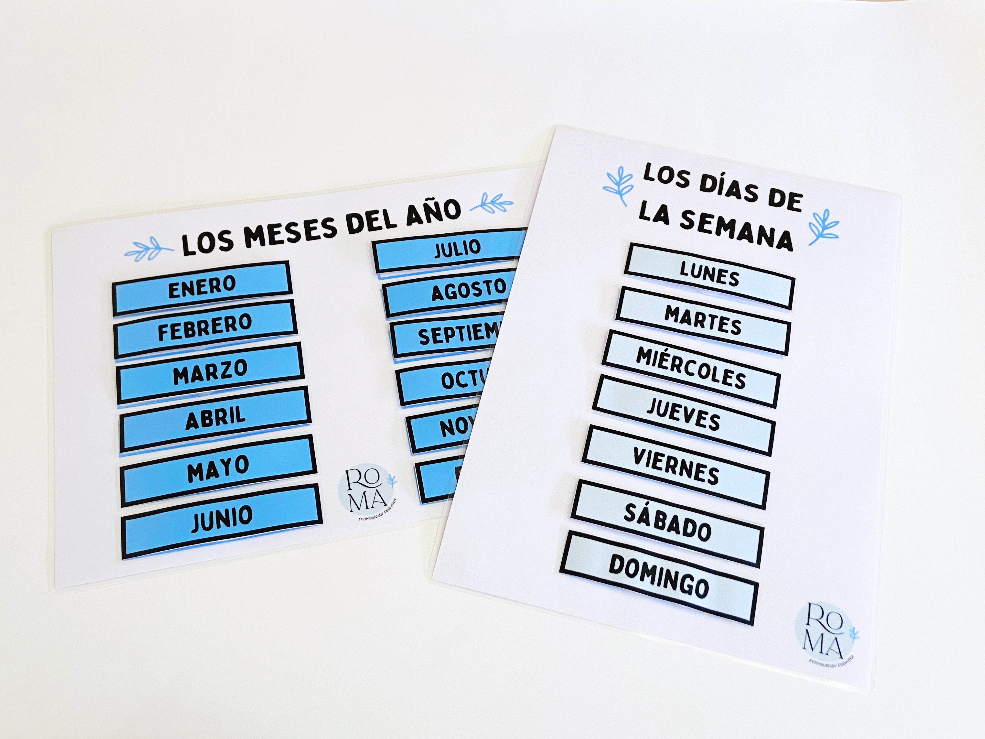 DÍAS DE LA SEMANA Y MESES DEL AÑO – ROMA